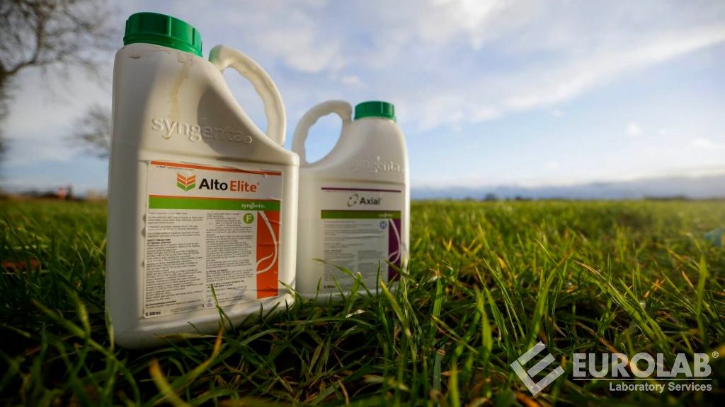 Análisis de residuos de herbicidas